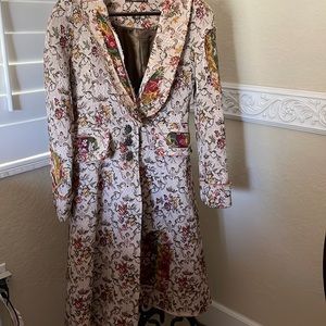 hazel | Jackets & Coats | Gorgeous Hazel Floral Lined Long Jacket With ...